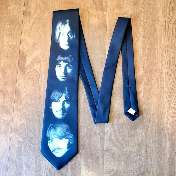 Ralph Marlin | Other | Rare Beatles Tie W John Paul Ringo Geroge New ...
